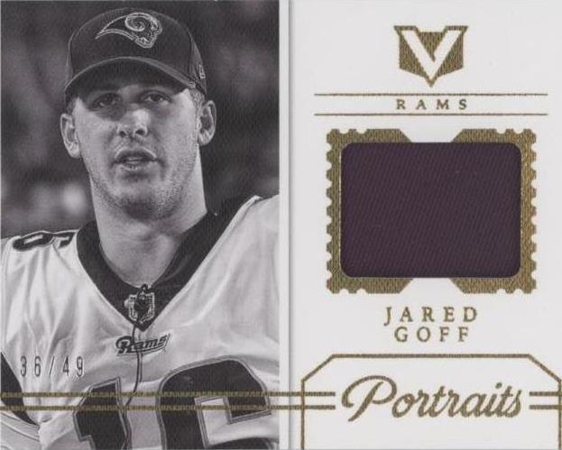 2017 Panini Vertex Jared Goff #PT-40 for sale | eBay