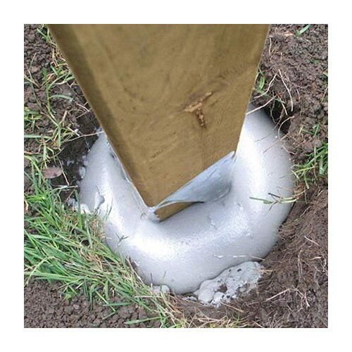 Fast 2K Fence Post Mix, Concrete Alternative for Fence & Mail Post ...