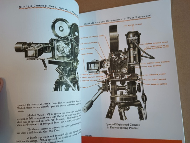 Mitchell Motion Picture Camera CATALOG (1934) 35mm Equipment Features ...