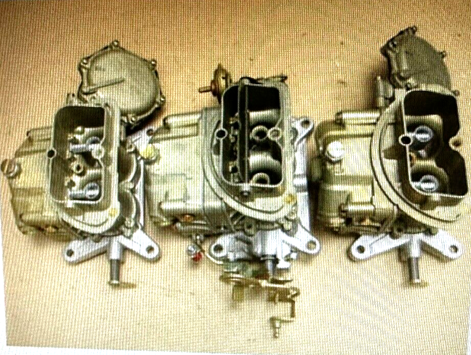 **YOUR** 1967-69 CORVETTE TRI POWER 2 BARREL CARB SET RESTORED W/YEAR ...