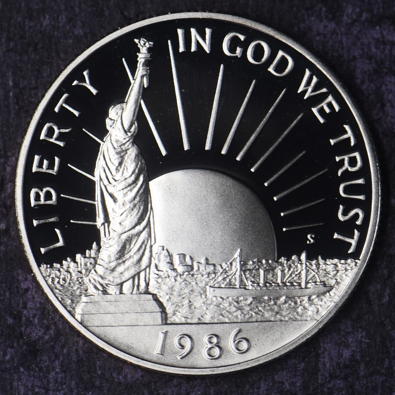 1986-S Proof Statue of Liberty Modern Commemorative Half Dollar 50C | eBay