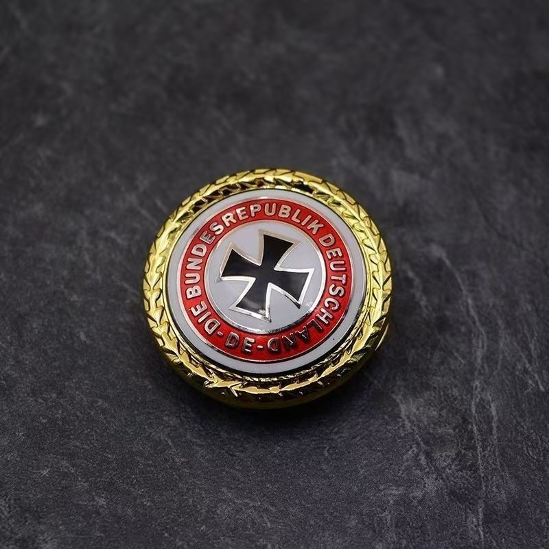2 Pcs WW2 German Party Pin Badge Patriots Hat Insignia Emblem National ...