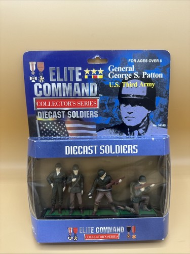 George Patton diecast toy miniature soldiers Elite Command NEW in Pkg ...