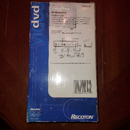 Recoton RF Modulator DVD Audio/Video Signal Converter- New in box | eBay