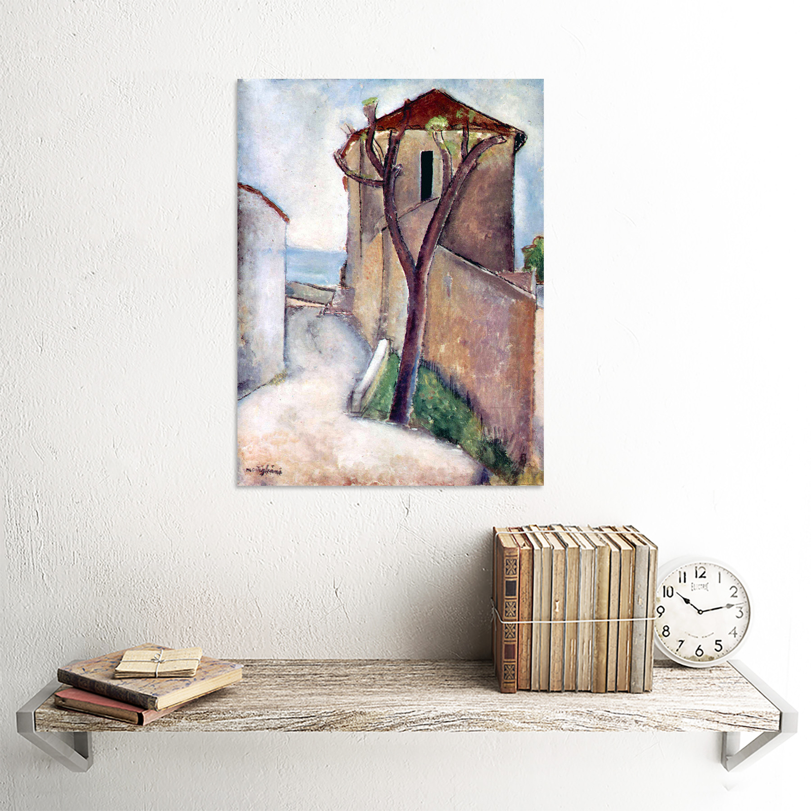 AMEDEO MODIGLIANI TREE HOUSE OLD MASTER ART PAINTING PRINT POSTER ...