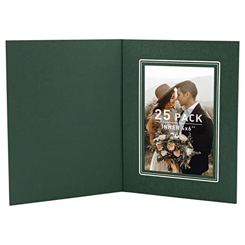 4x6 Photo Folders Cardboard Picture Frame Cards Greetings/Invitation ...