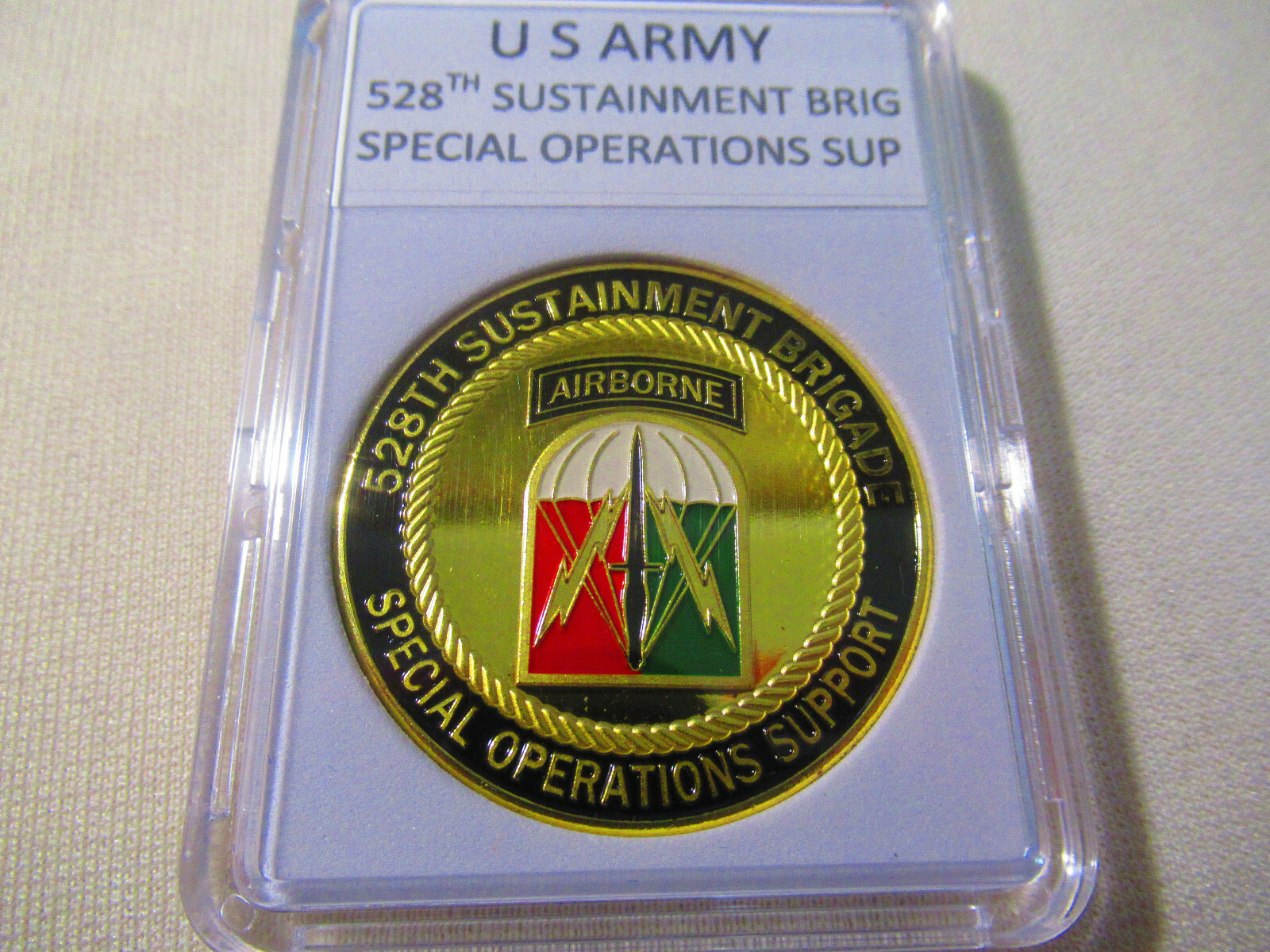 US ARMY 528th SUSTAINMENT BRIGADE Challenge Coin | eBay