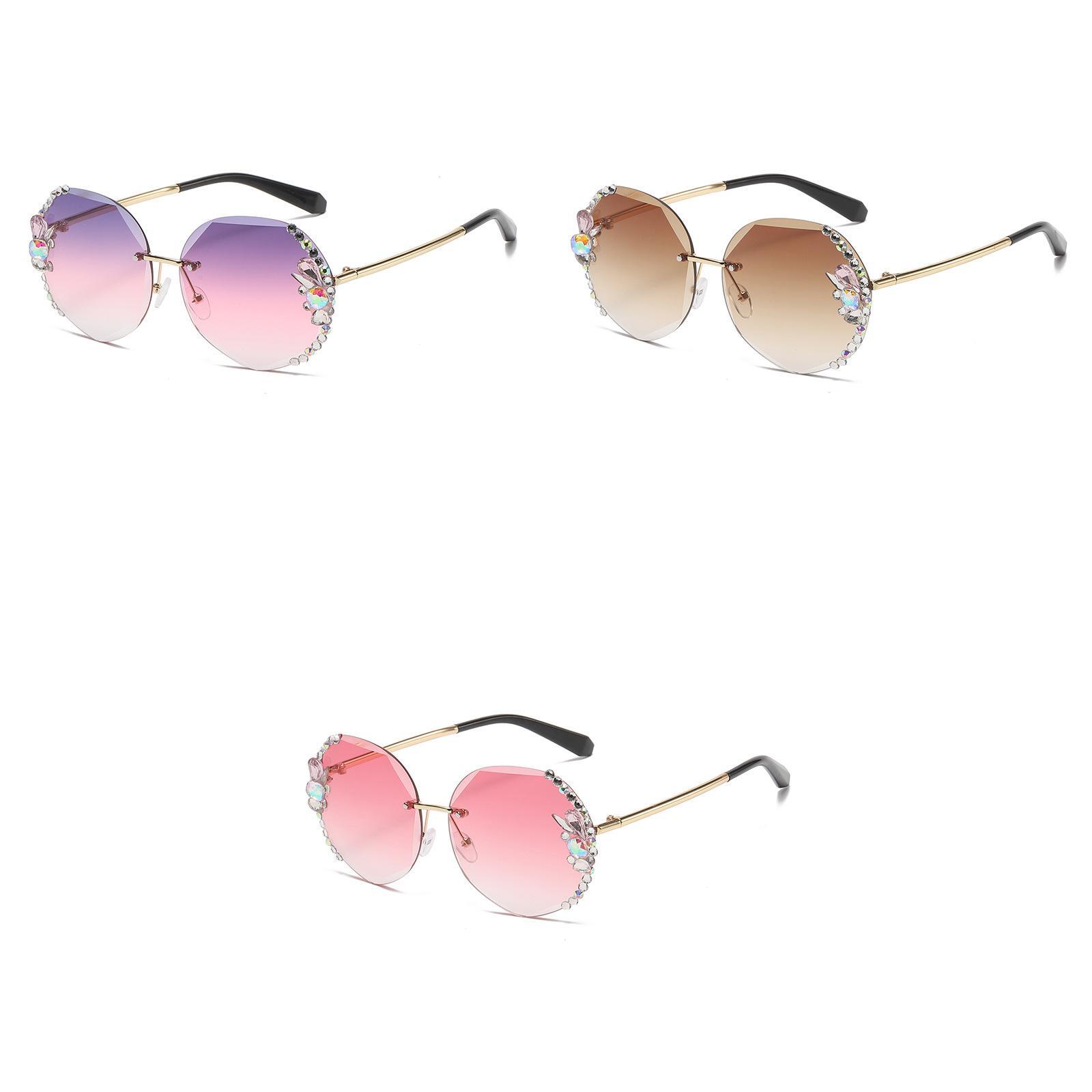 Gradient Style Women's Over-sized Sunglasses Summer Outdoor Protection ...