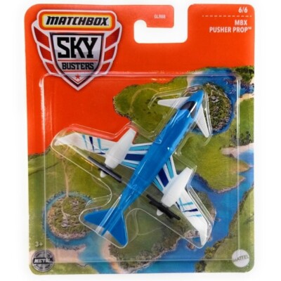 Matchbox Sky Busters MBX Pusher Prop 1:64 Metal Diecast Airplane Model ...