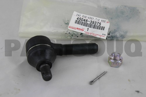 4504639375 Genuine Toyota END SUB-ASSY, TIE ROD, RH/LH 45046-39375 | eBay