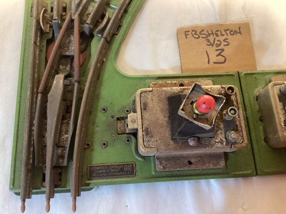 Vintage Lionel prewar O #011 remote control switches turnouts prewar ...