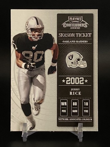 Jerry Rice 2002 Playoff Contenders Card #48 NFL HOF Oakland Raiders | eBay