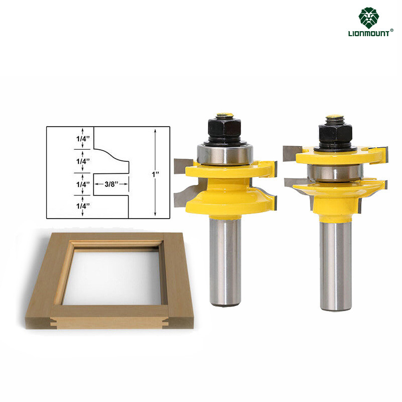 Joint 1/2in(12.7mm) Shank Router Bit Tongue & Groove Woodworking Router ...
