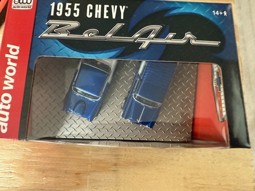Autoworld boxed 19555 Chevy Belair Slot Cars (2) (@@) | eBay