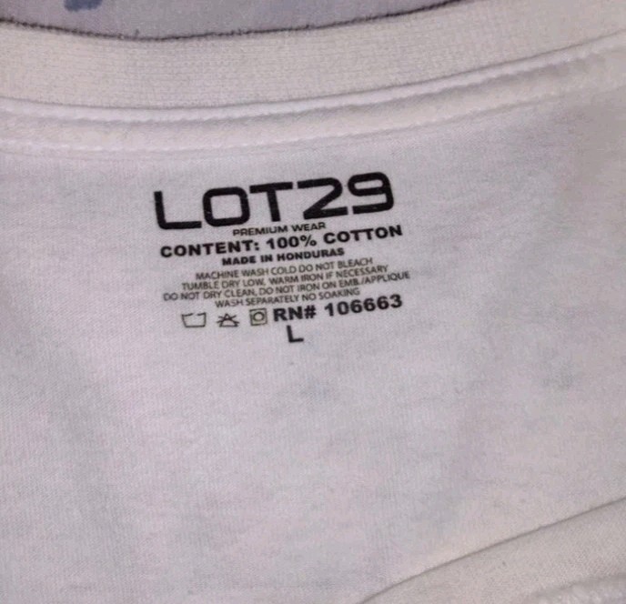 Men's White As Is Lot29 Looney Tunes T-Shirt | eBay