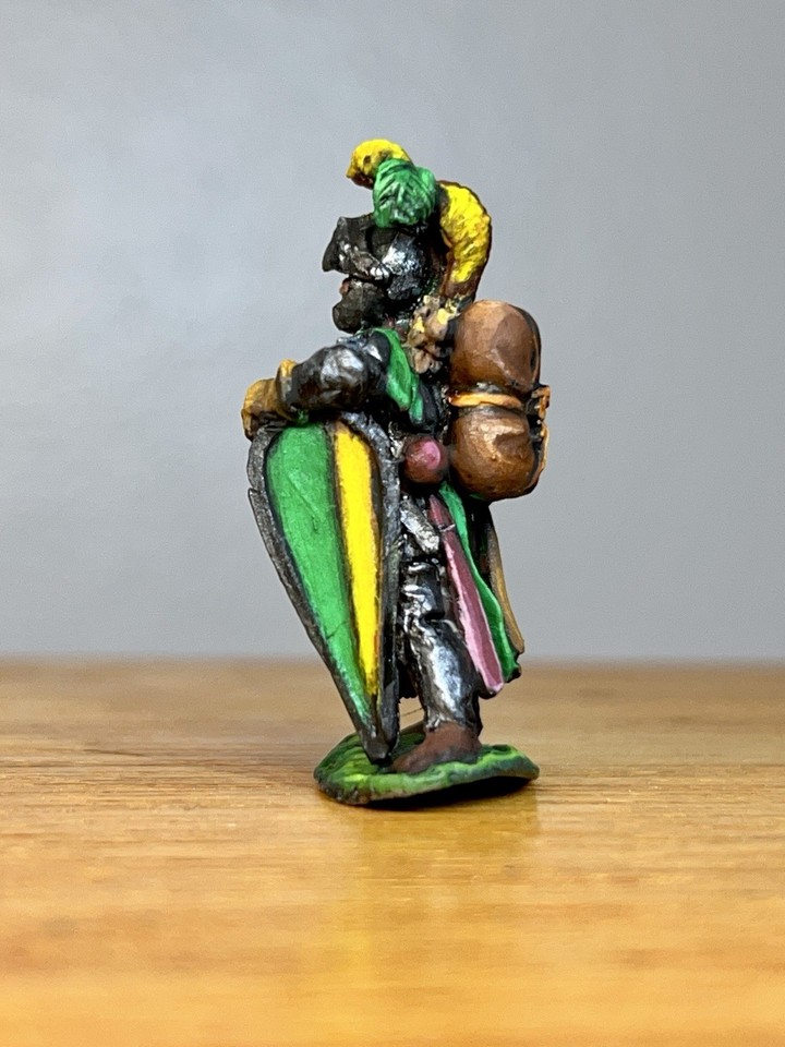 Painted Miniature Fighter Knight from Grenadier Miniatures, Classic DnD ...