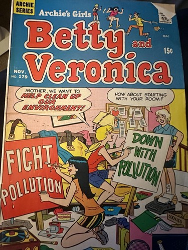 Archie's Girls Betty and Veronica Comics #179 VTG INNUENDOS VG Rare ...