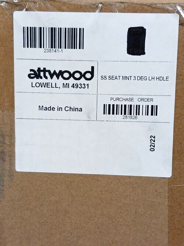 NEW Attwood (238141-1) 3 in. 238 Series Left Handle Seat Mount ...