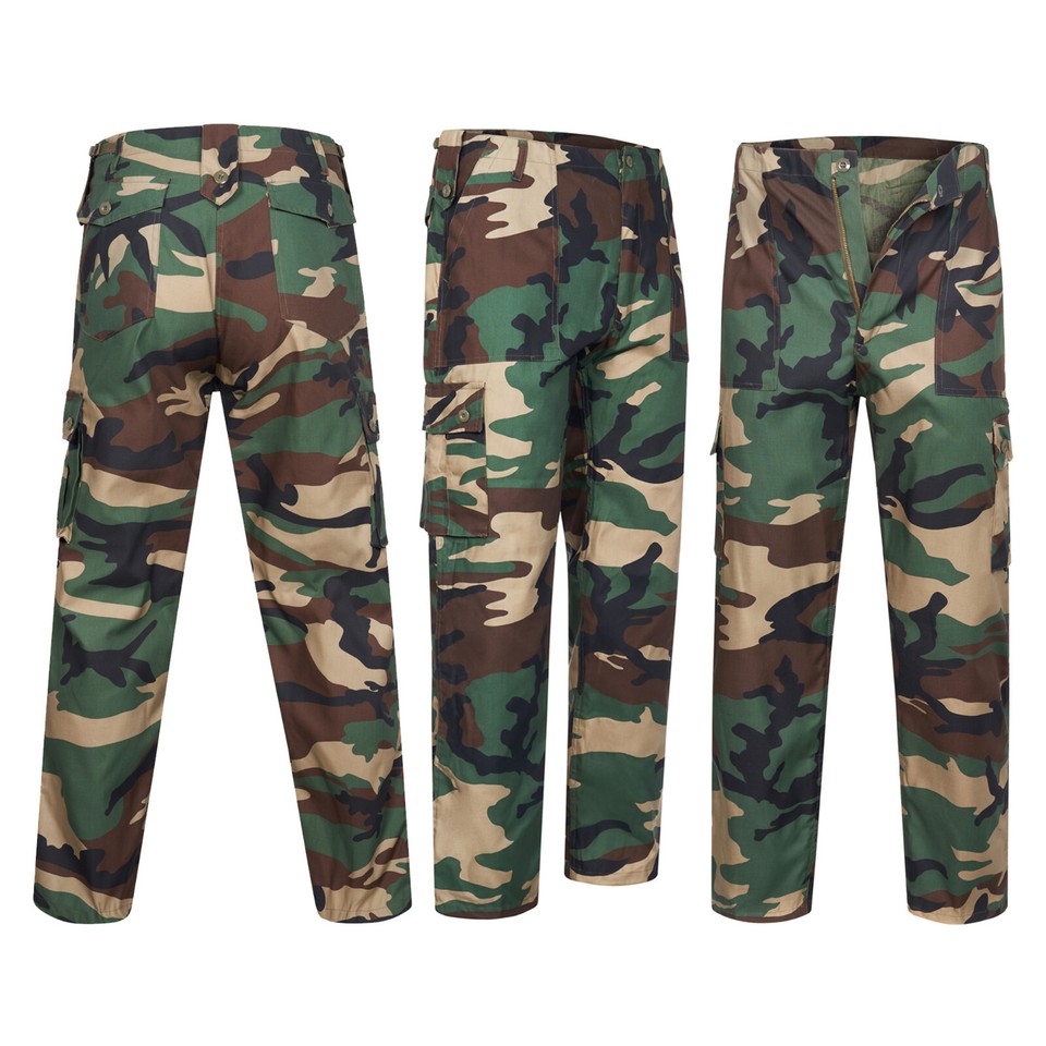 Combat Trouser US Army Military M65 Style Camo Cargo BDU SAS Ranger ...