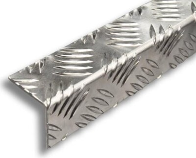 Aluminium Tread Plate/Chequer Plate Angles Internal or External - | eBay UK