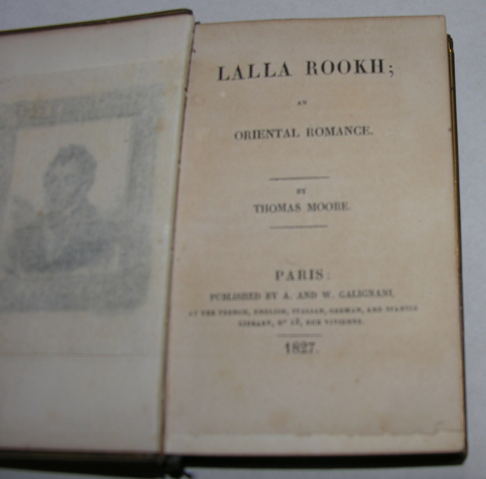 Thomas Moore. Lalla Rookh ; an Oriental Romance. 1827. | eBay