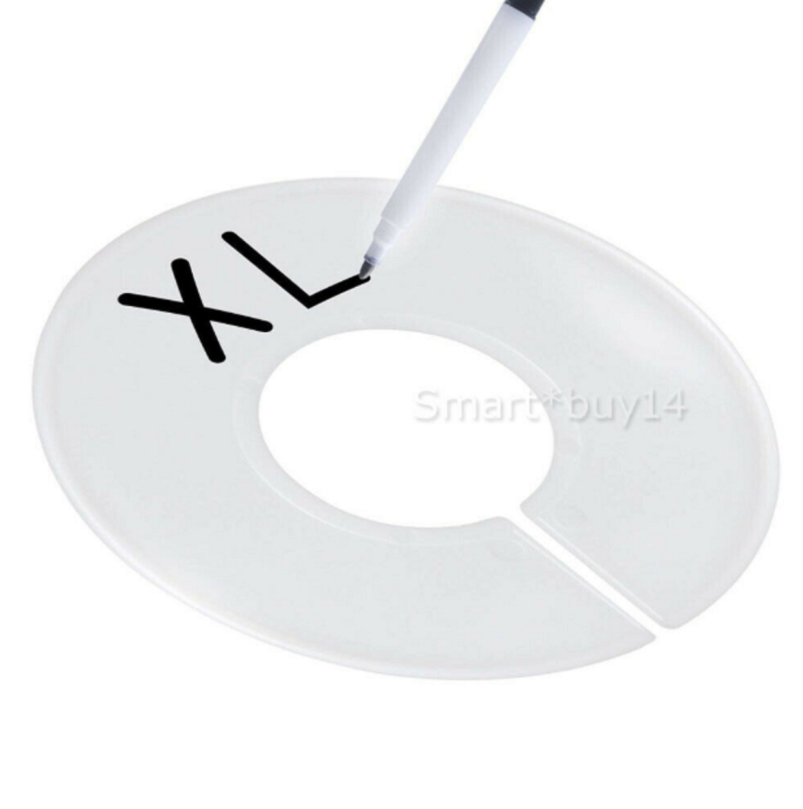 Bulk Plastic Divider Clothing Round Rack Ring Garment Tag Mark Size ...