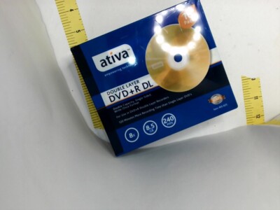Ativa Double Layer DVD+R DL 10 Pack Double Capacity, Single Sided 240 ...