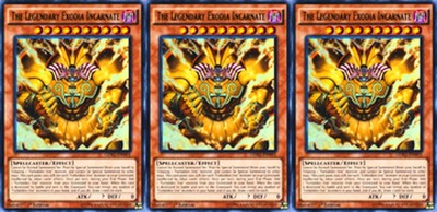 The Legendary Exodia Incarnate (1st ) X 3 YUGIOH LDK2-ENY01 | eBay