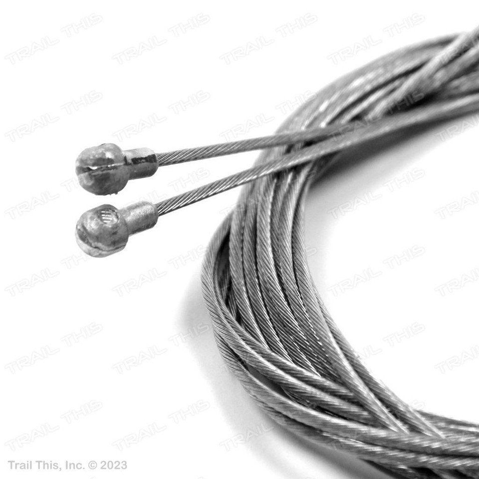 2 x Shimano Road Bicycle Brake & Shift Stainless Steel Cables + Tips ...