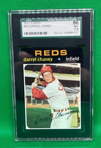 1971 TOPPS DARREL CHANEY #632 SGC 86 NM+ 7.5 REDS | eBay