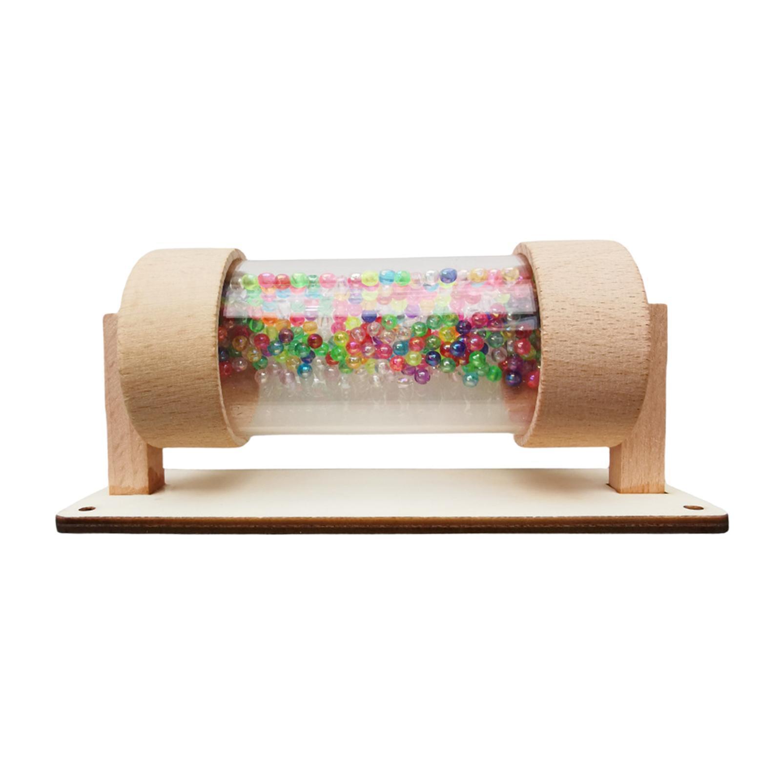 Wooden Baby Rainmaker Toy Sensory Toy Rainstick for Plane Toy Preschool ...