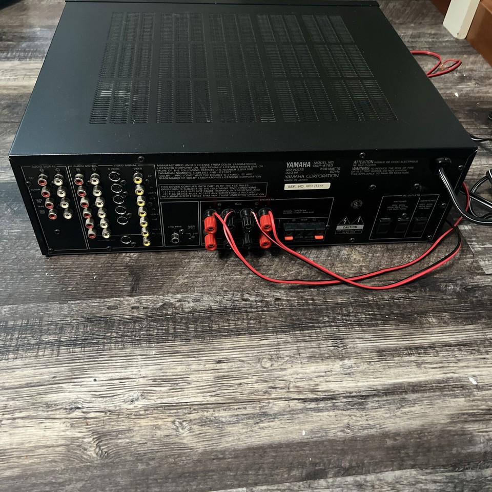 Yamaha Cinema DSP-A780 Sound Processing Amplifier Tested WORKS W ...