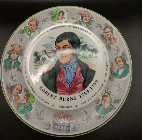 Royal Doulton Robert Burns Commemorative Plate – 27cm, TC1040 ...