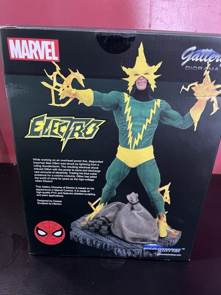 Electro Marvel Gallery PVC Diorama Statue Figure Amazing Spider-Man ...