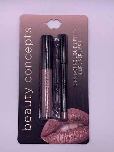 beauty concepts Long Lasting Liquid Lipstick & Lip Liner Lip Kit | eBay