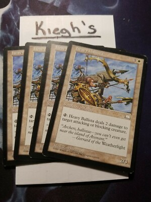 Mtg Heavy Ballista x4 *Weatherlight - Played* | eBay