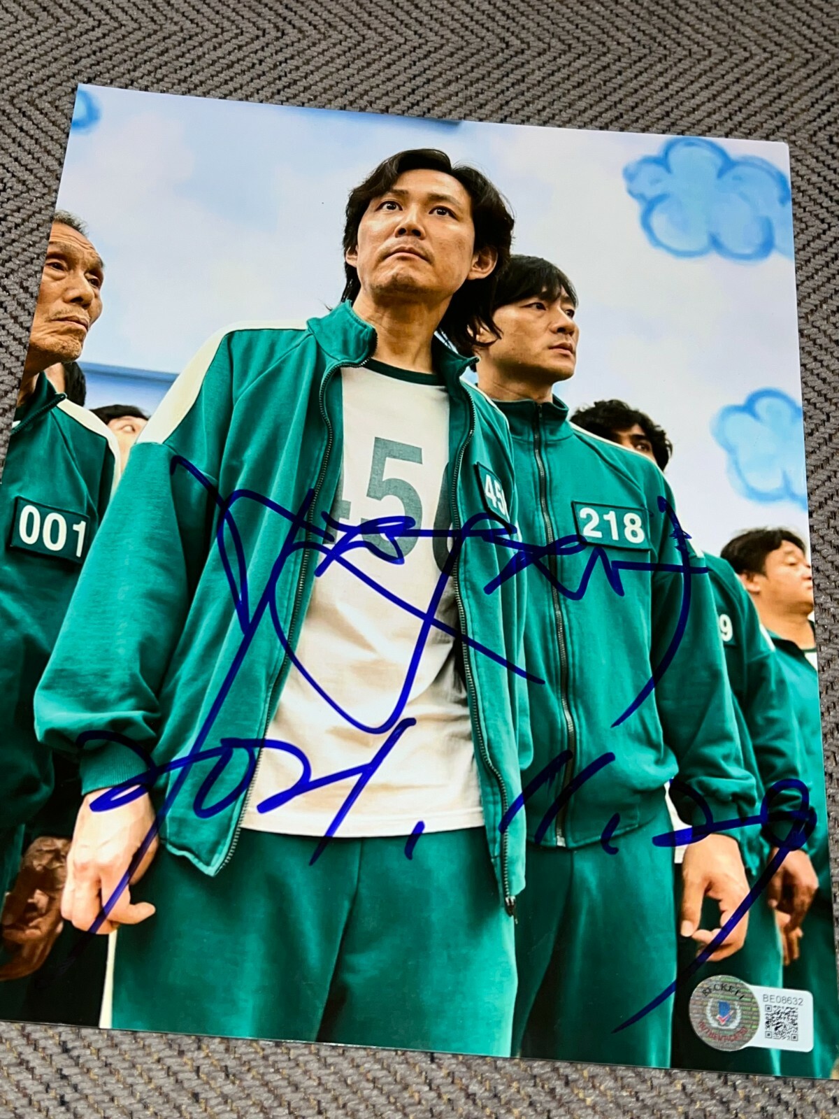LEE JUNG JAE SIGNED AUTOGRAPH 8x10 PHOTO SQUID GAMES STAR NETFLIX ...