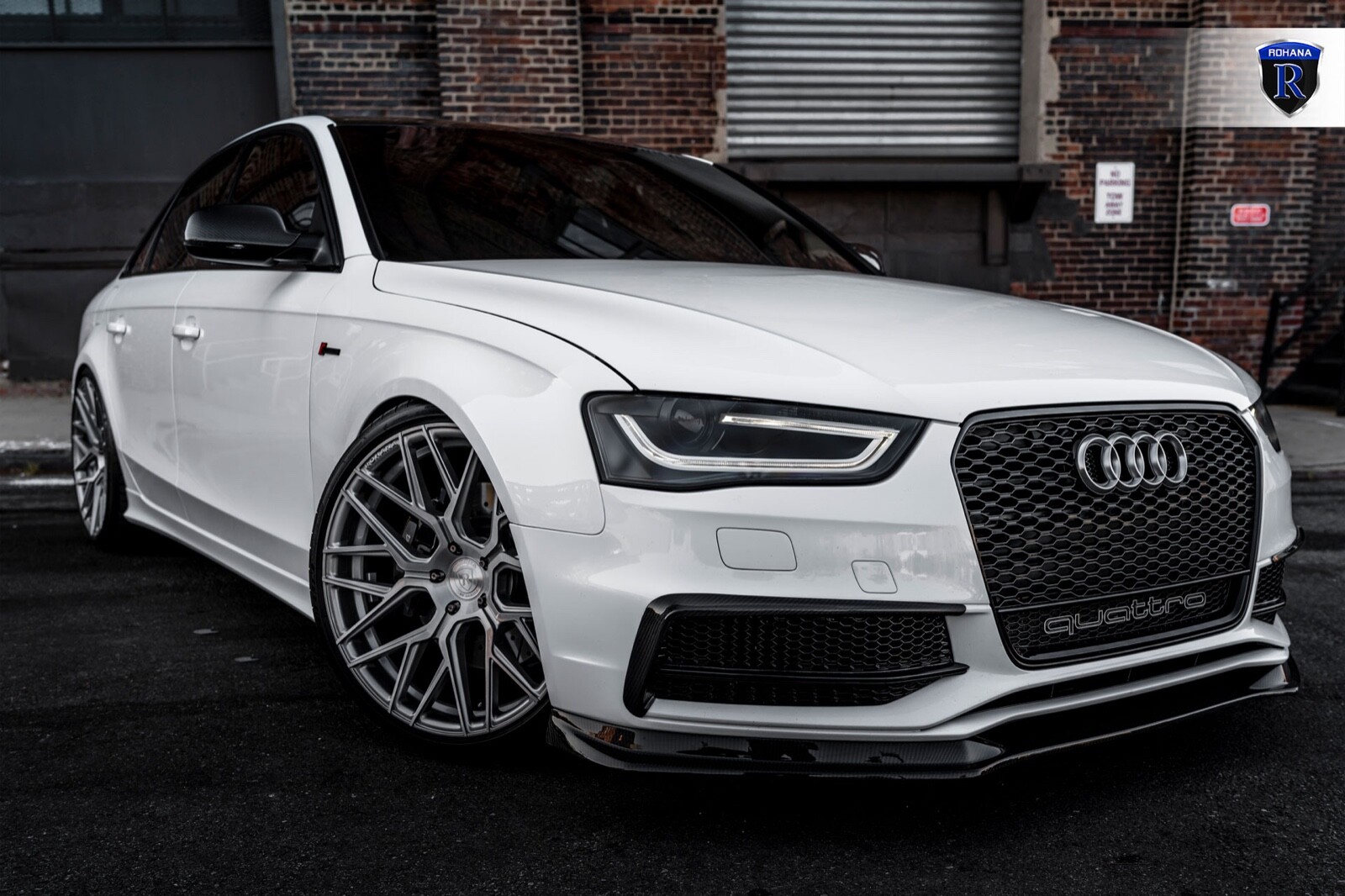 19” ROHANA RFX10 BRUSHED TITANIUM RIMS WHEELS FOR AUDI A4 S4 A5 S5 A6 ...