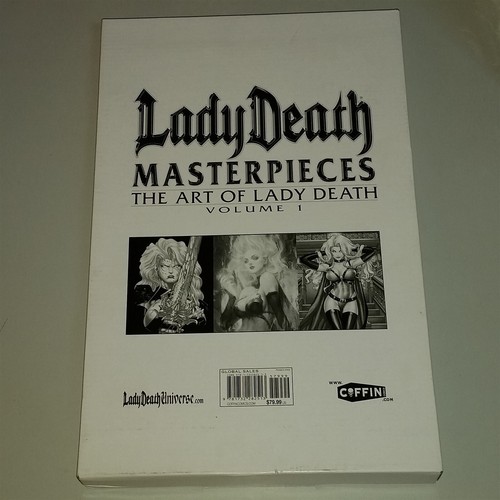 LADY DEATH MASTERPIECES ART OF LADY DEATH VOL 1 BOXED COFFIN COMICS ...