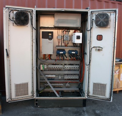 Allen Bradley PowerFlex 755 55kW 8 motor drive systems cabinet circuit ...