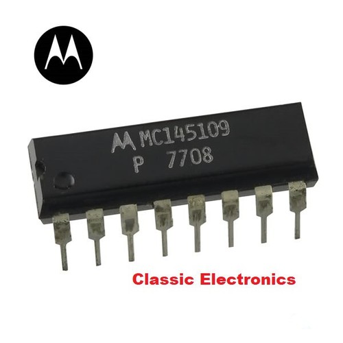 Motorola MC145109(P) SUB For MM48141 AN6040 MN6040 SM5109 TC9100 PLL02A ...