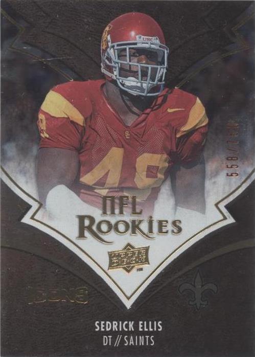 2008 Upper Deck Icons - NFL Rookies Sedrick Ellis #187 /750 (RC) for ...