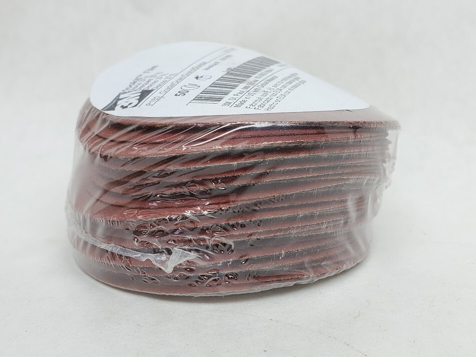 50 pcs 3M 3-Inch Sanding Discs P180 Grit Hook Loop Aluminum Oxide ...