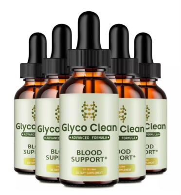 ( 5 Pack) Glyco Clean Drops, GlycoClean Blood Drops for Healthy Blood ...