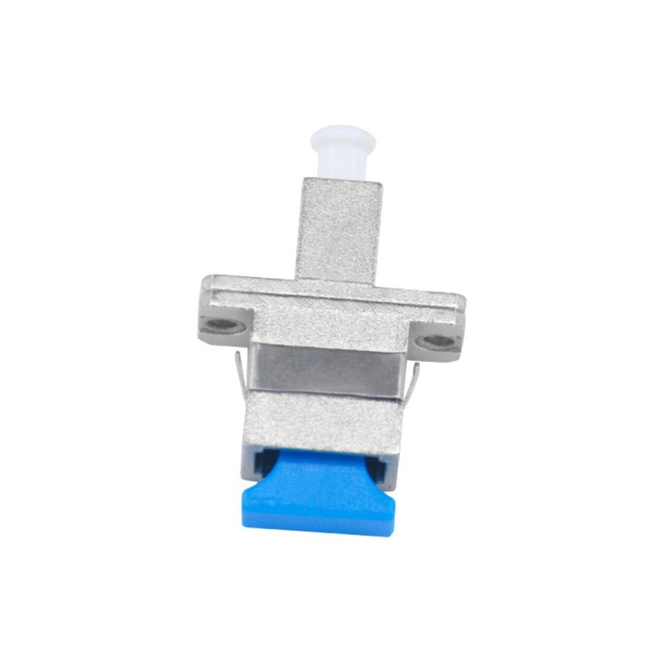 100% New SC to LC Single Mode Housing Fiber Optic Adapter SC-LC Flange ...