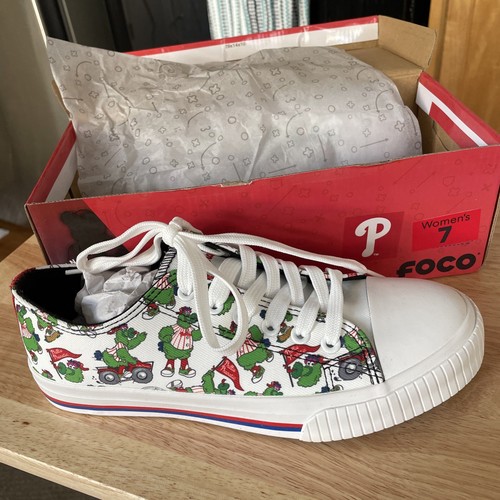 Philadelphia Phillies - Converse Style Shoes - Phanatic - Women’s 7 | eBay