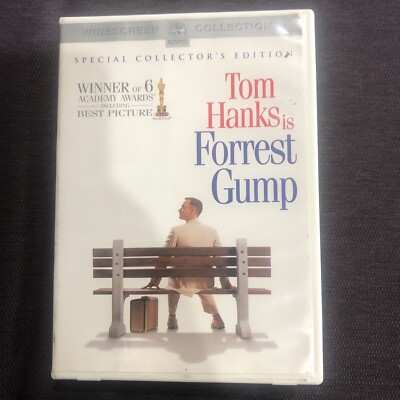 Forrest Gump (DVD, 2001, 2-Disc Set, Collectors Edition- Sensormatic ...
