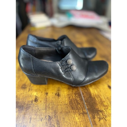 Collection by Clarks sz 9 Women 22545 Emslie Warren bootie black 0881 ...