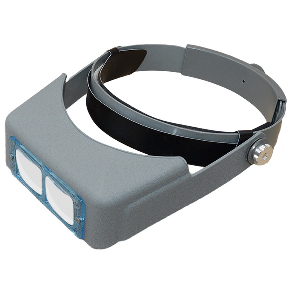 Headband Magnifier Head Magnifying Jewelry Watch Repair Reading with 4 ...