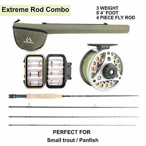 Maxcatch Extreme fly fishing rod combo kit fly rod set beginner ...